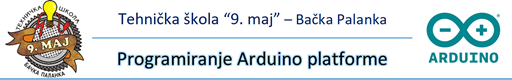 Programiranje Arduino platforme