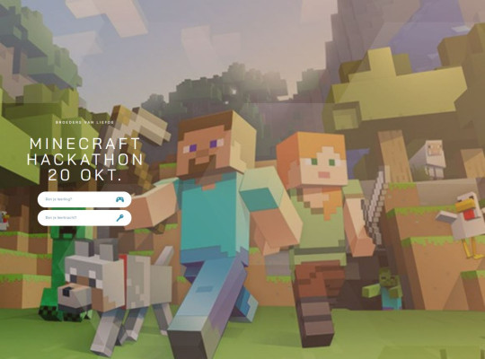 Minecraft Hackathon Virtuele school van Broeders van Liefde