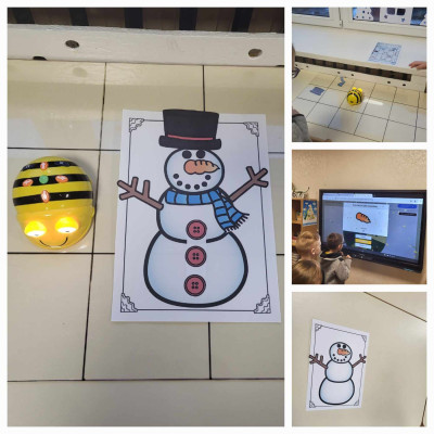Bee Bot activity (Let's build a Snowman)